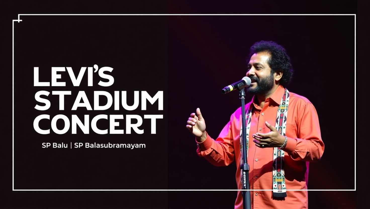 Levi’s Stadium Concert 2023 – SP Balu’s Legendary Tribute!