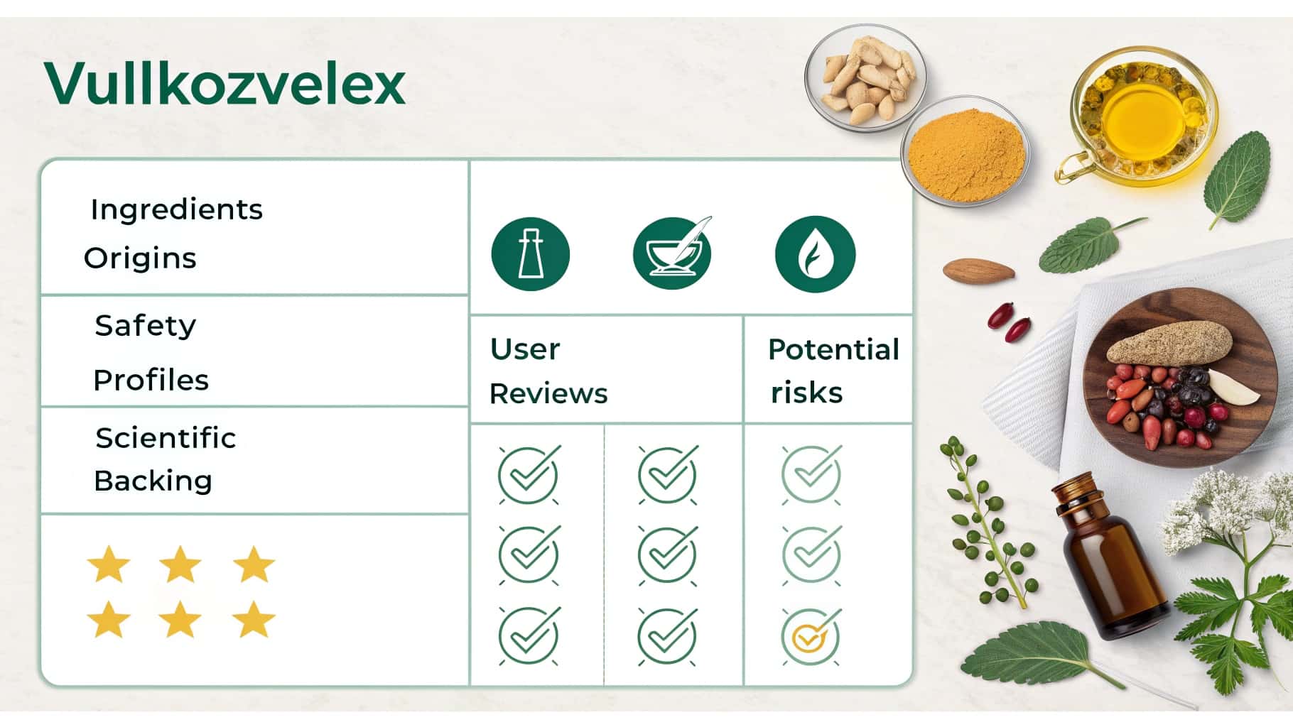 Ingredients in Vullkozvelex Safe to Use – A Comprehensive Analysis!